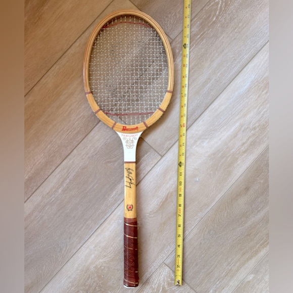 Bancroft | Games | Vintage Wooden Tennis Racquet Bancroft Billie Jean ...